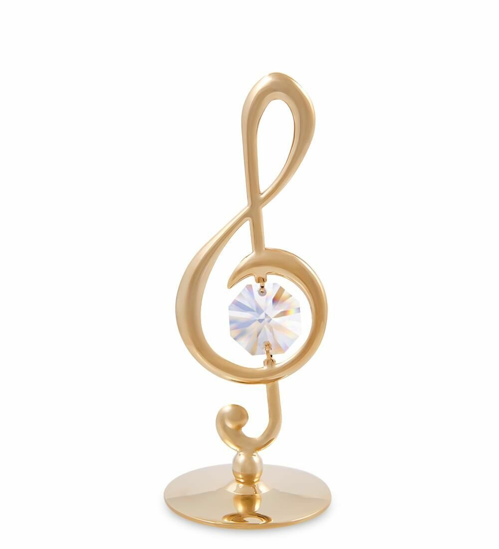 Фигурка Скрипичный ключ A13544 Crystal Temptations, Металл, кристалл
