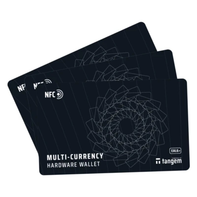 Аппаратный мультивалютный криптокошелек Tangem Wallet (3 Карты)