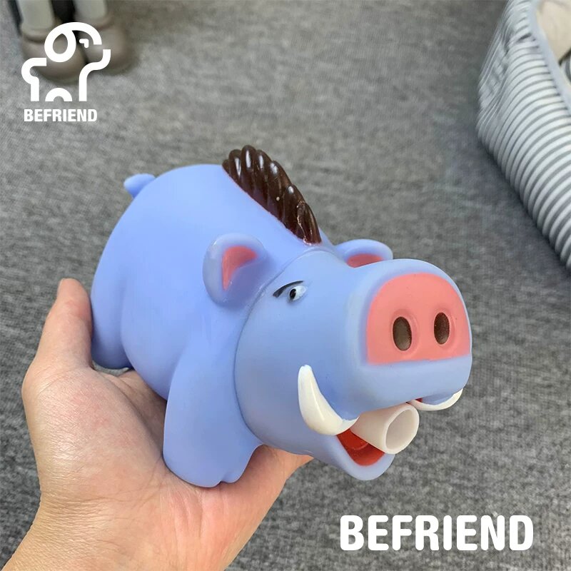 Игрушка для животных TT: пищащая игрушка в виде дикого кабана для развлечения питомцев, для французских бульдогов,