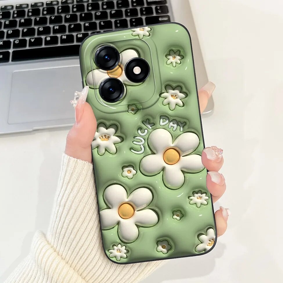 Для Realme Note 50 RMX3834 чехол N53 RMX3761 силиконовый милый модный TYhei2126, For Realme Note 50