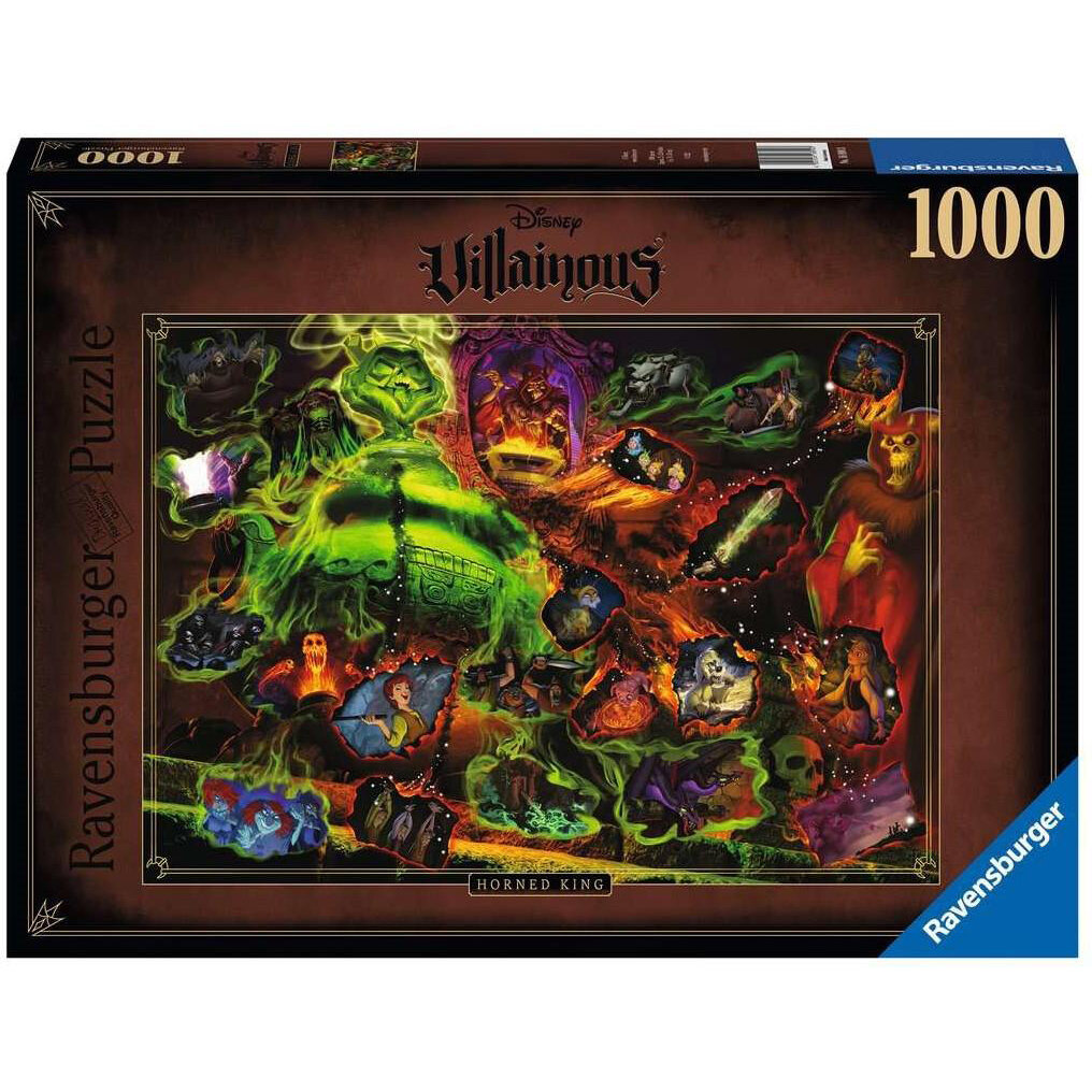 Пазл Ravensburger 1000 Disney Злодеи: Рогатый Король, арт.00397