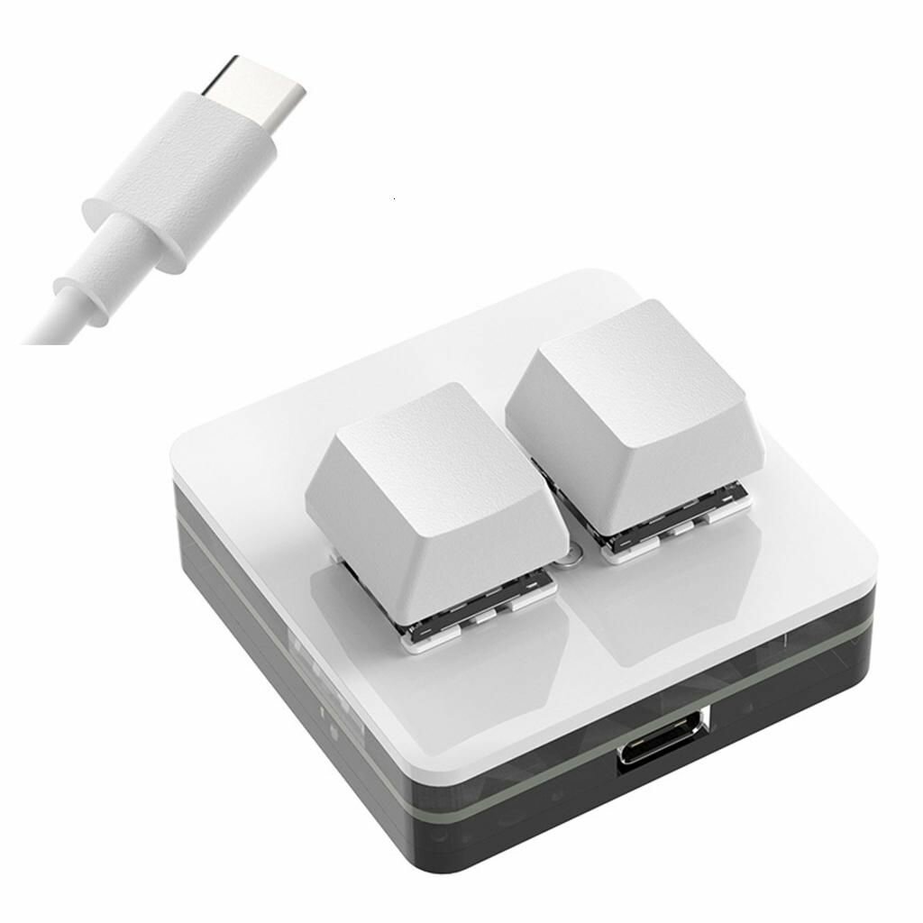 2-кнопочная макропанель, Белый - Нет слов