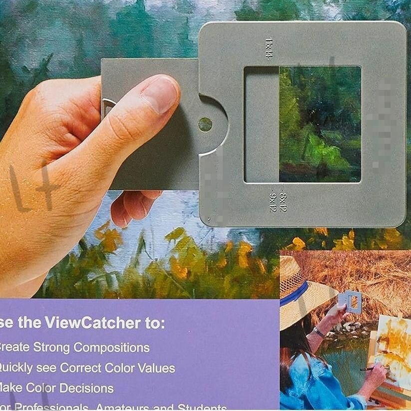 Набор для рисования и росписи с видоискателем, компактный набор художника для творчества в дороге и дома, подарок для взрослых и подростков