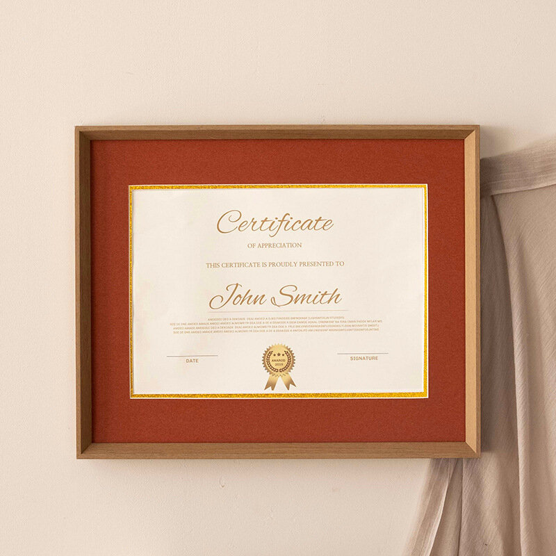 Рамка для диплома формата А4, рамка для почетной грамоты, настенная рамка для фотографий, рамка для награды выпускнику, акриловая фоторамка 20inch