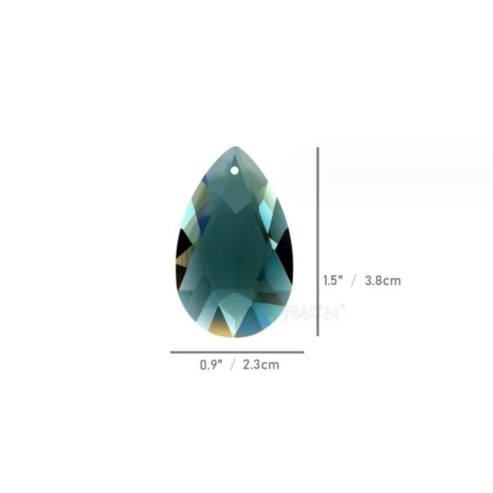 Кристаллические призмы Clear black 3.8 см, 2 шт