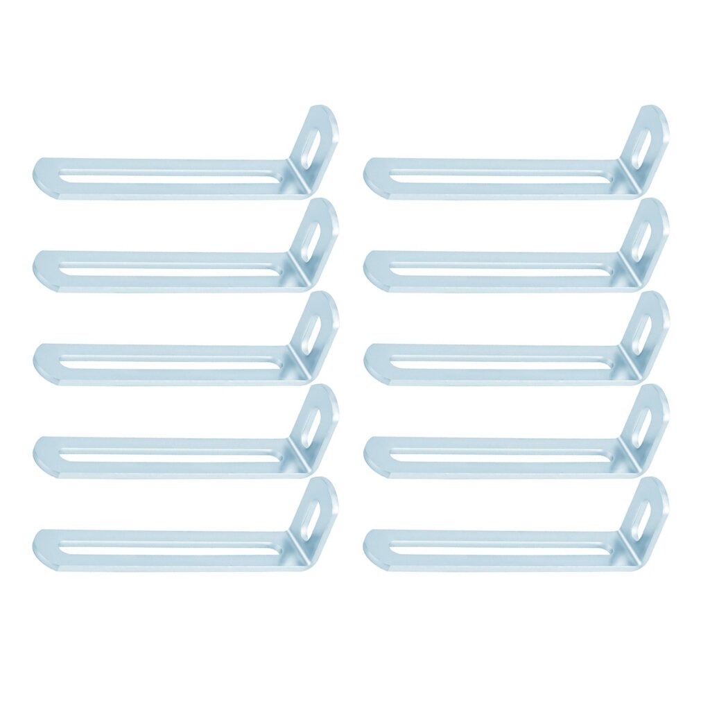 10шт Угловые Кронштейны L-Образный Фиксатор Аксессуары Для Соединения Деревянной Мебели