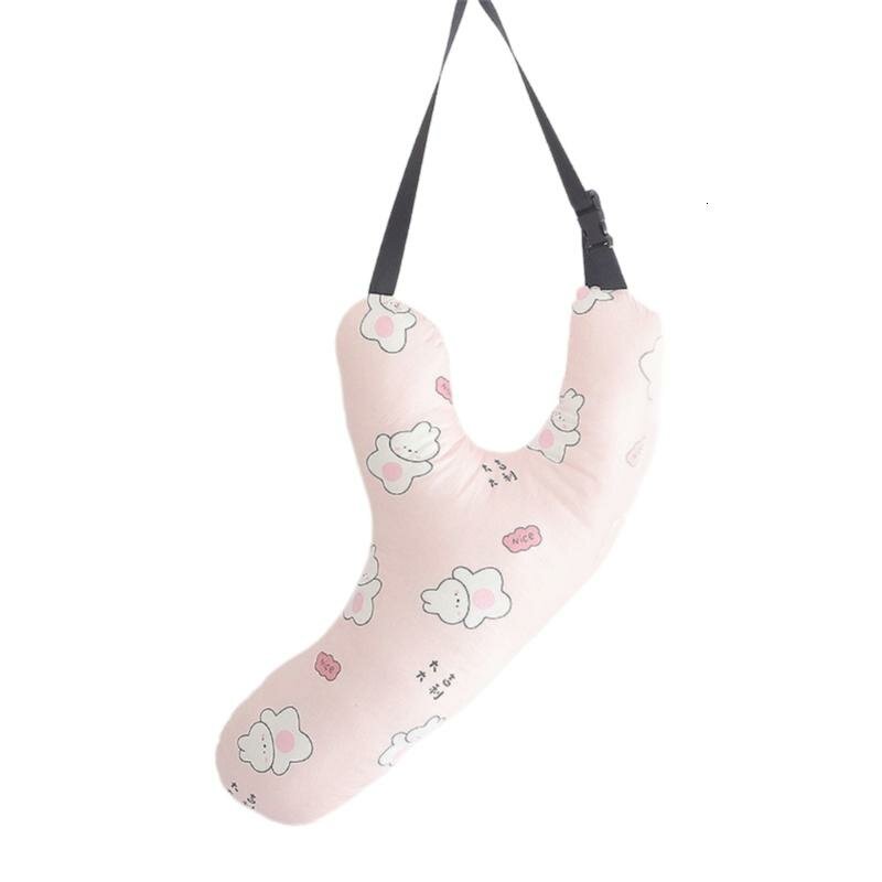 Детская дорожная подушка для шеи, Розовый Кролик Джили 3