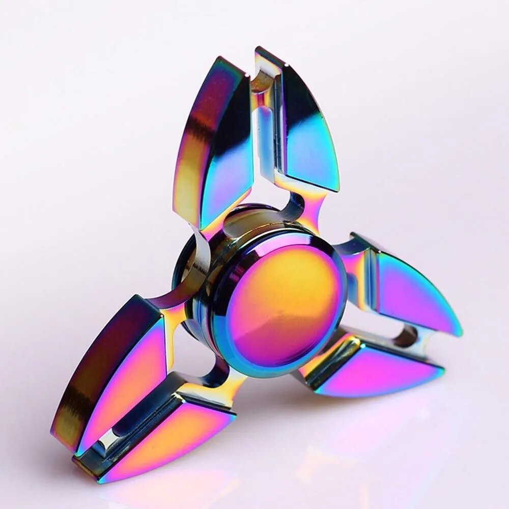 Металлический вращающийся спиннер, крепящийся на ладони