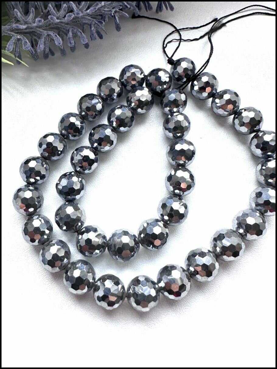 Бусины для рукоделия MBGems Терагерц 10 мм 36-38 см