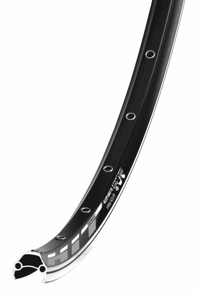 Обод 27,5” Remerx HIT (584x21), 36 спиц, a/v, двойной пистонированный, черный.