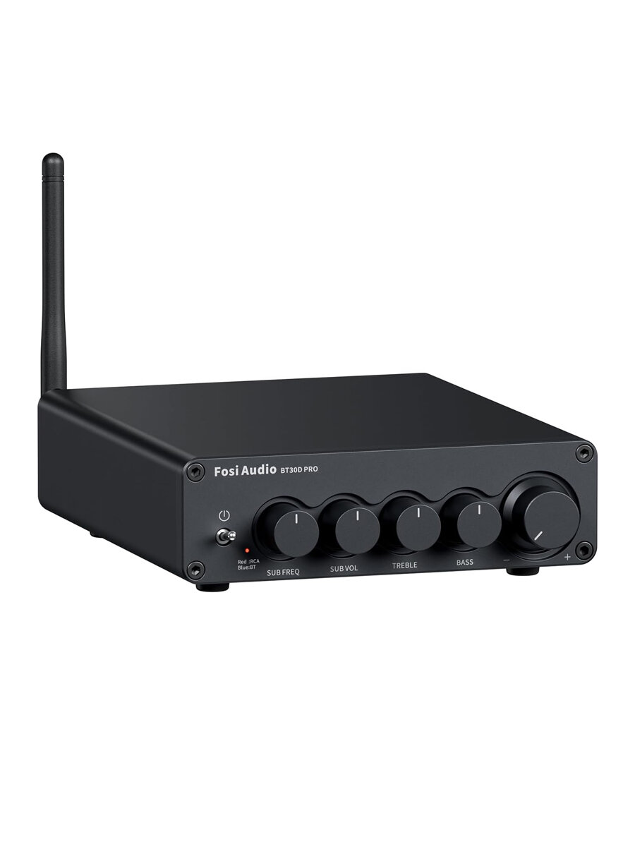 Fosi Audio BT30D Pro Max, серый, стационарный усилитель