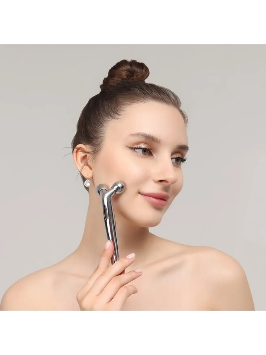 Электромассажёр для лица и декольте