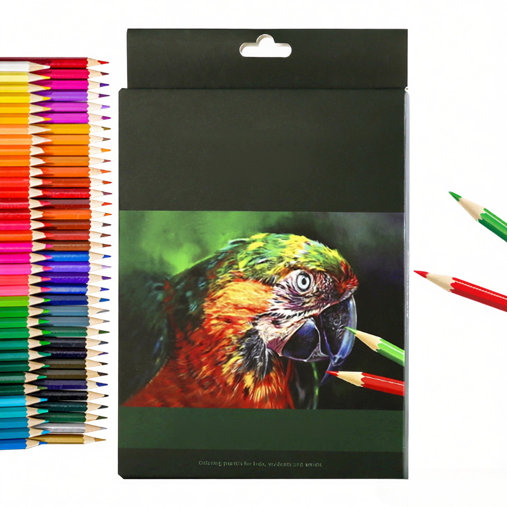 Набор цветных карандашей JOYWISH 12/18/24/36/48/72 цветов Professional Oil Art для студентов детей взрослых художников для рисования эскизов письма раскраски книг, размер карандаша 176*7.2мм, опциональные упаковки: 12 Colors Paper Box, 18 Colors Paper