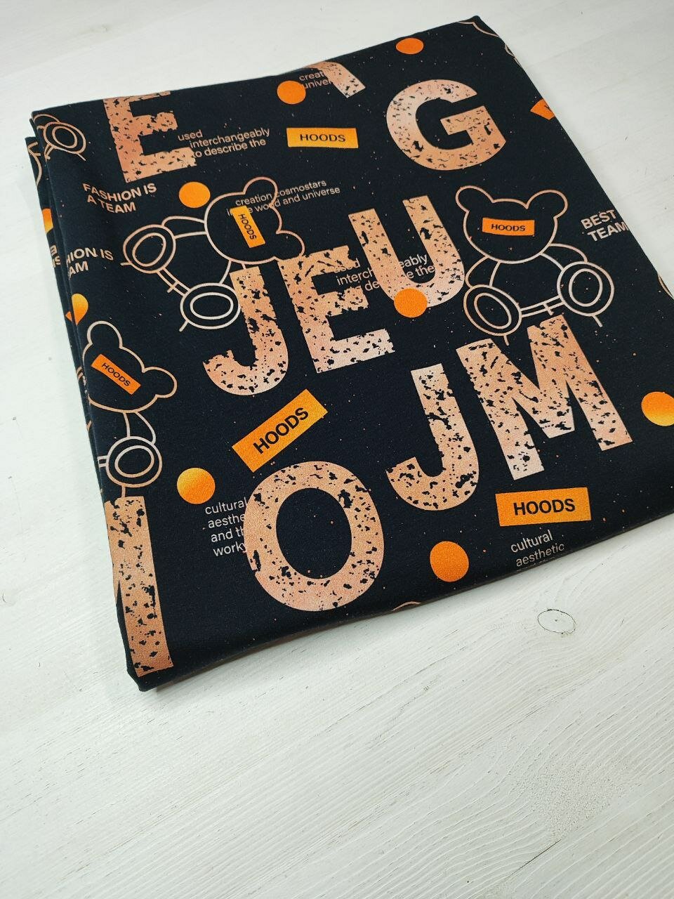 Футер 2-ка петля "HOODS", длина отреза 1м на 1,8м