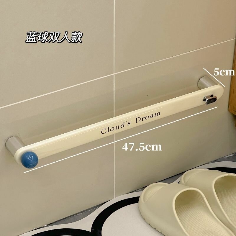 Стойка для тапочек в ванной с цветными блоками, перфорированное настенное хранилище для обуви, дренажный органайзер для домашнего использования в туалете