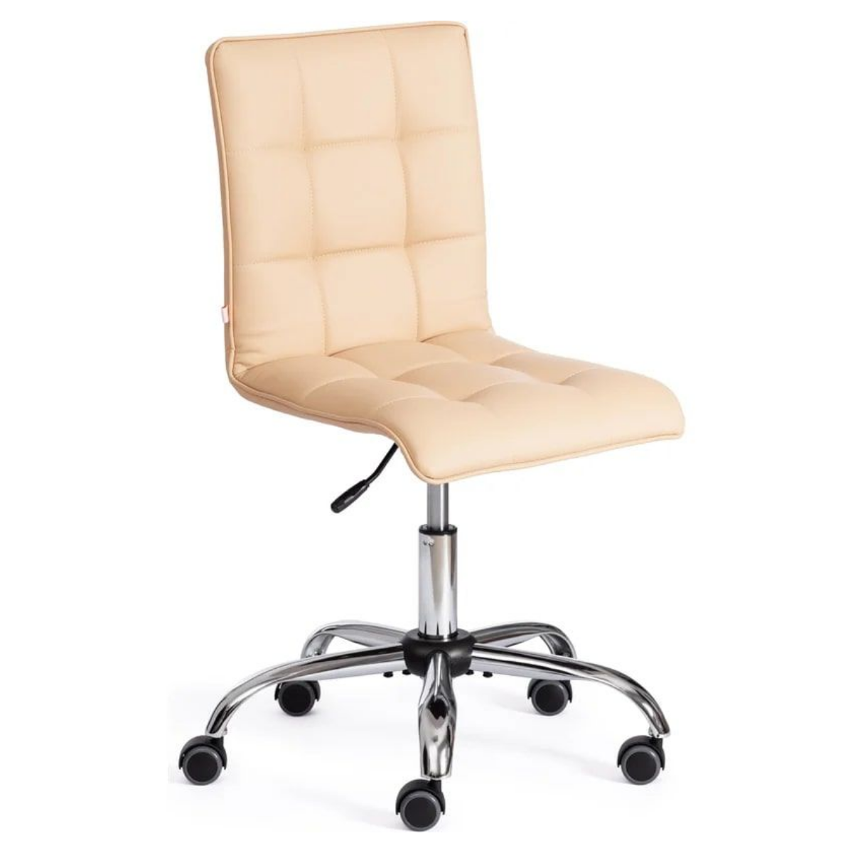Кресло офисное TetChair ZERO, бежевый, кож/зам, 36-34, на колесиках