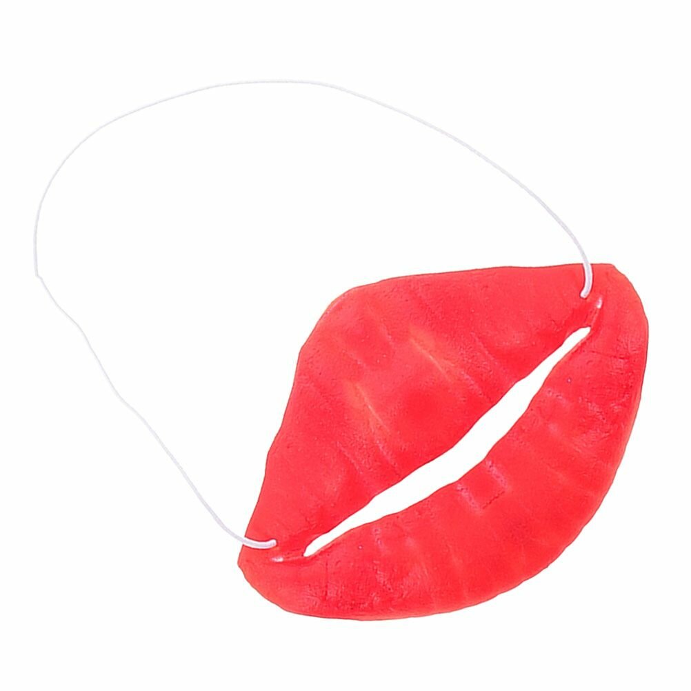 Игрushка Большие Губы Красного Цвета Для Приколов И Розыгрышей В День Смеха Размер 10.50X6.00X1.50Cm