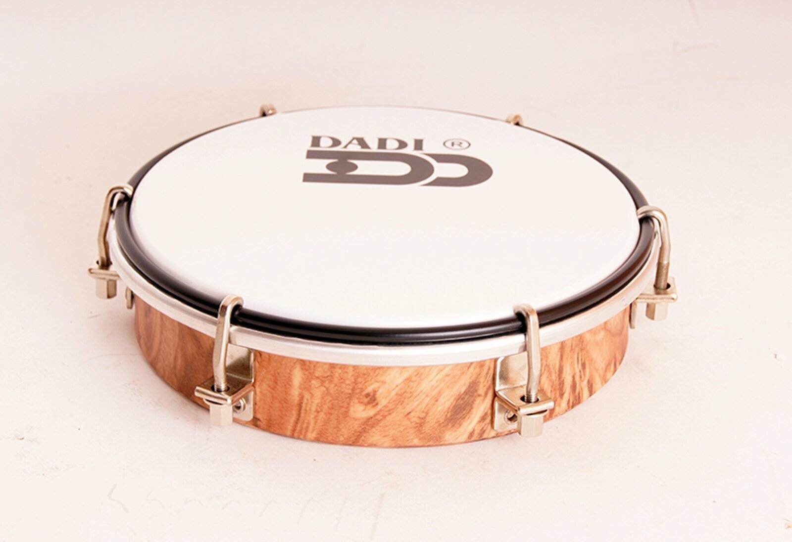HD06-PWкруглый тамбурин (бубен) диаметром 6", материал мембраны: пластик, Dadi