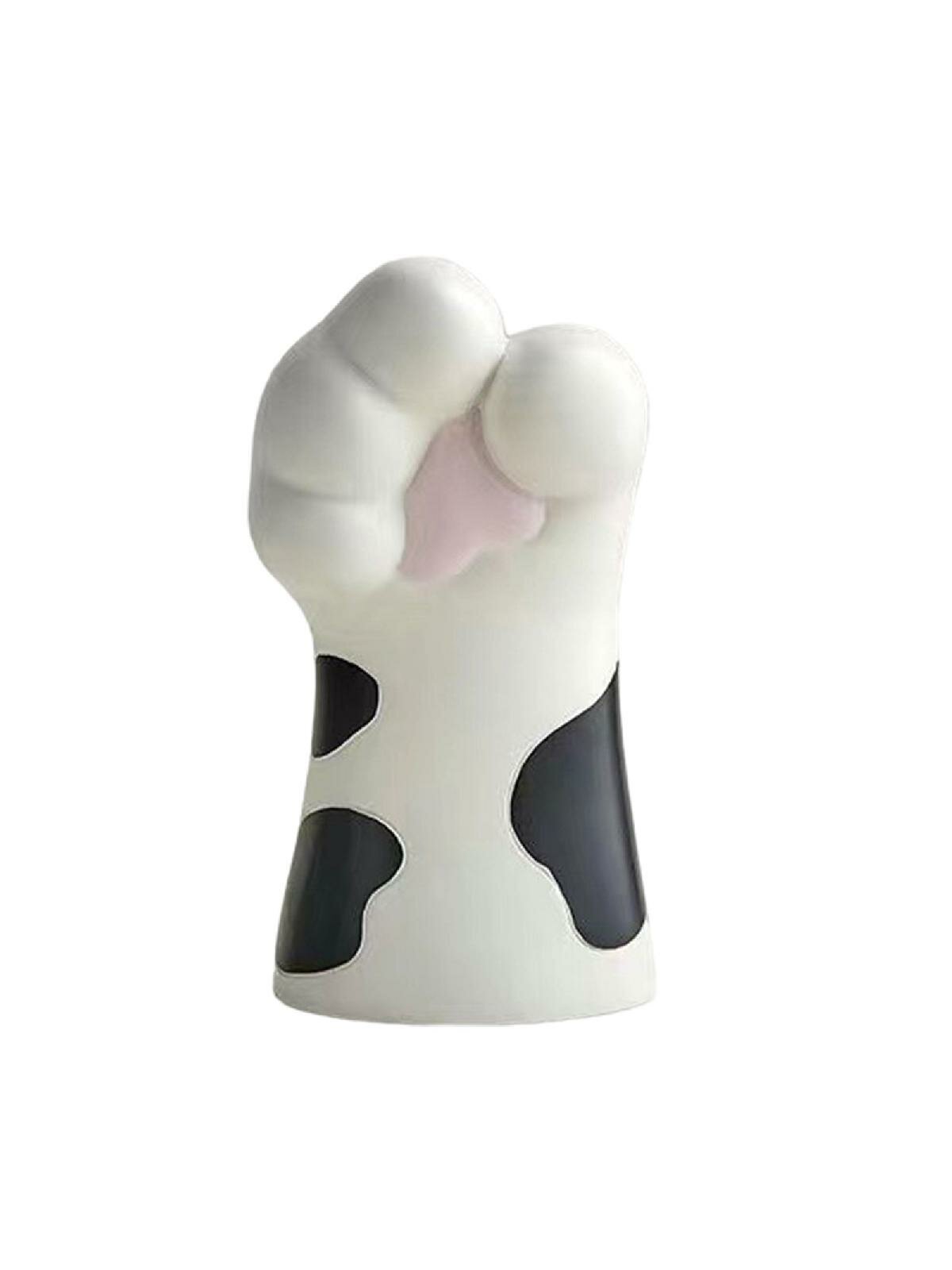 Ваза из смолы в форме когтя, ваза для цветочных композиций с мультяшным котом, Модный домашний декор