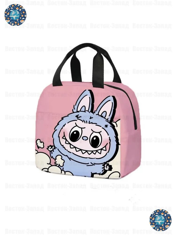 Лабубу Термосумка для ланч бокса, мини сумка холодильник для продуктов, еды, термоконтейнер маленький для обеда Labubu