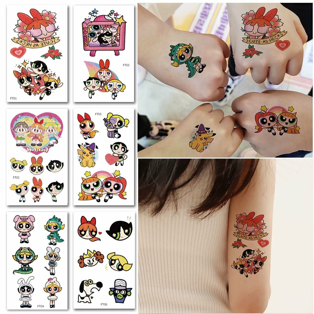 Наклейки-тату с блестками «Капибара», наклейки на лицо, праздничные подарки, милые мультяшные наклейки для украшения