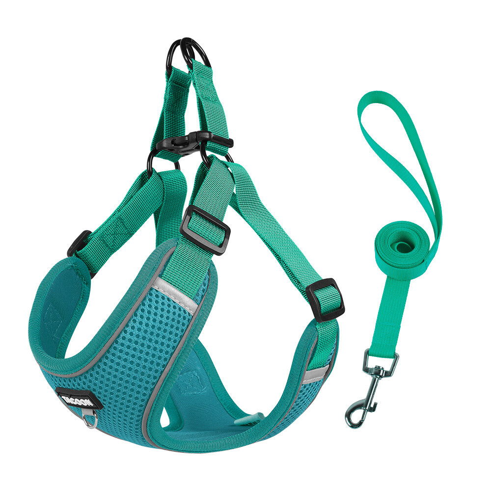 Поводок для питомца, нагрудный ремень для щенка, корги, французский бульдог, померанский шпиц, прогулочный поводок, светоотражающий, анти-уход, поводок для собаки, уличный нагрудный ремень для собак