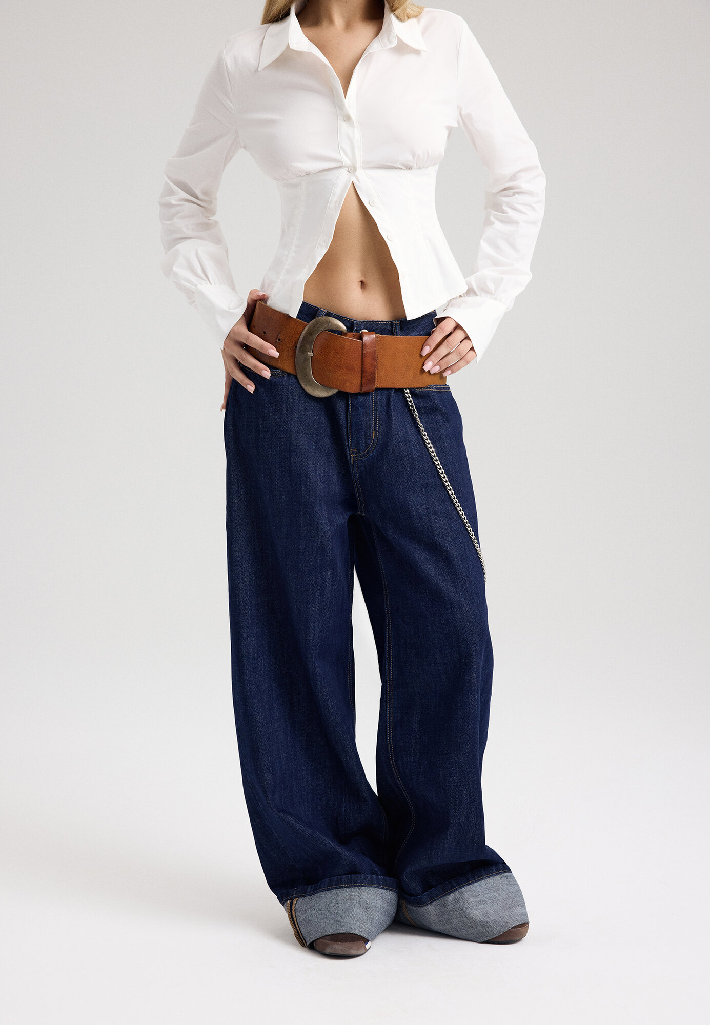 Джинсы багги LOOK ONLINE