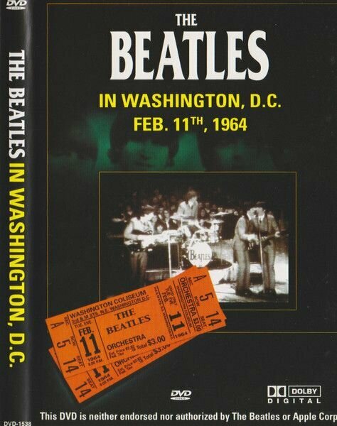 The Beatles - The Beatles In Washington, D.C. (DVD-видео, США 2003, G/VG)
