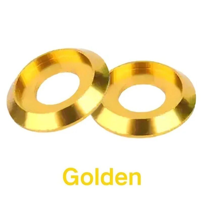 Цветные алюминиевые шайбы ZONSANTA M2 M2.5 M3 M4 M5 M6 M8 golden, М4