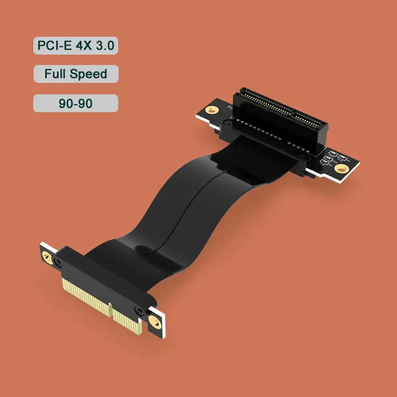 PCI-E 4X к PCI-E 3.0 X4 Райзер кабель haoyexin 15cm