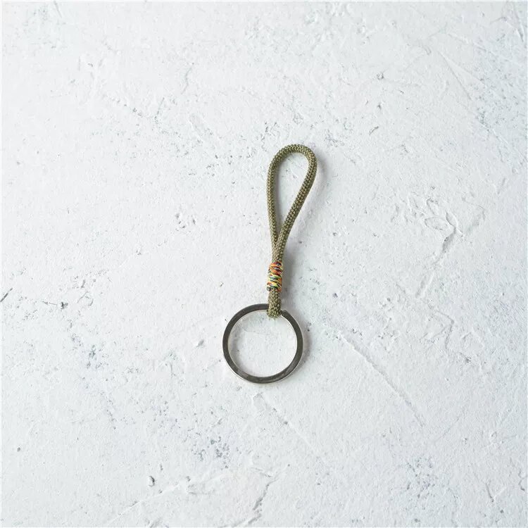Брелок для ключей из плетеной веревки ручной работы для мужчин и женщин, ремешок для ключей ручной работы, креативный и
