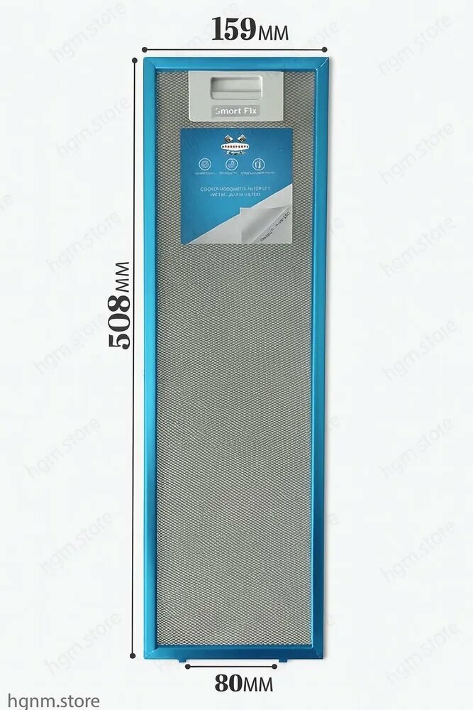 Сменный жировой фильтр 159x508 мм для вытяжек AEG 94212142000 Подходит для Electrolux, ELICA Металлический фильтр 4055344149, 50268370009, GRI0112374A