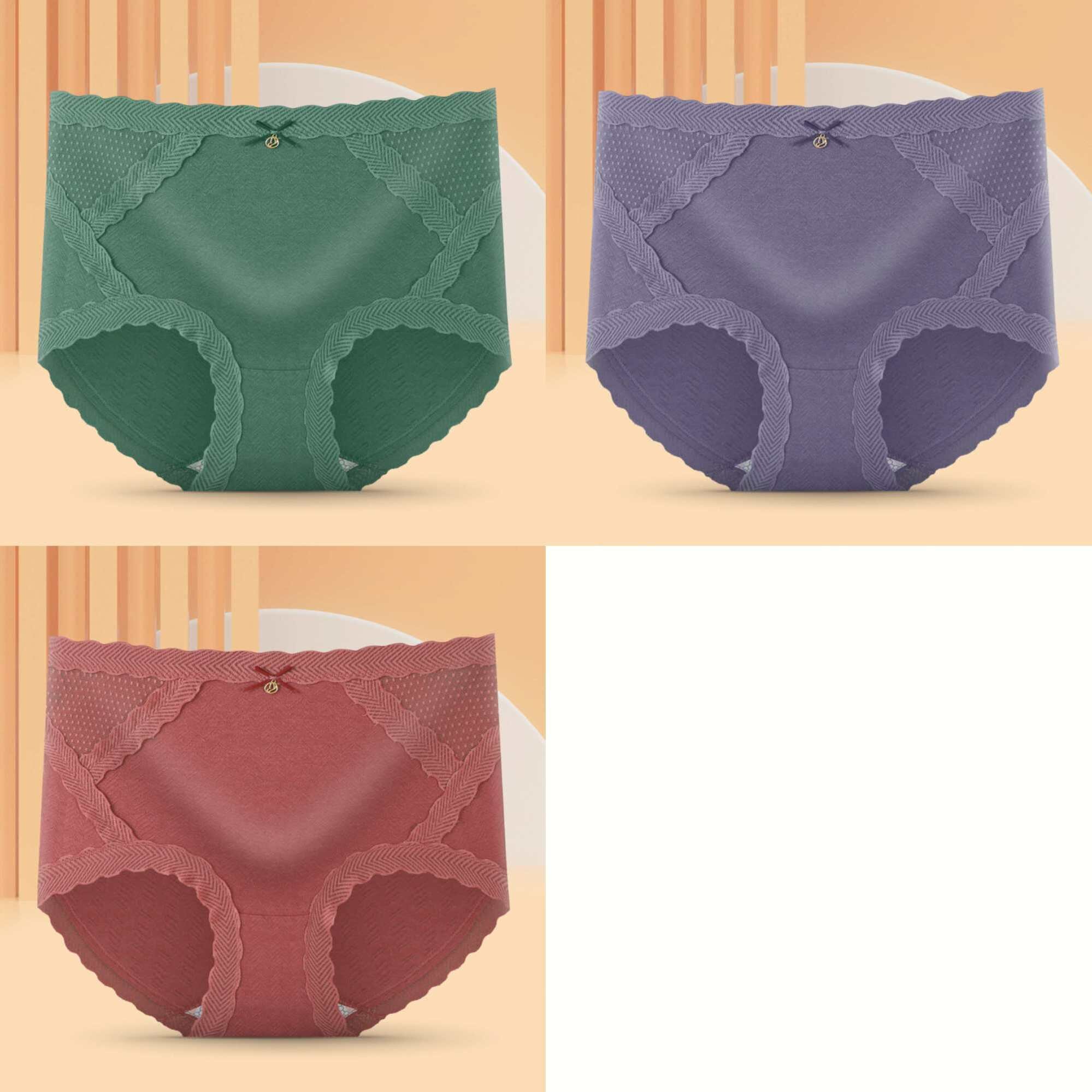 Женское нижнее белье больших размеров для полных женщин 100kg года, экстра-большие хлопковые, высокие, дышащие, сексуальные кружевные, антибактериальные, полностью хлопковые трусики для женщин