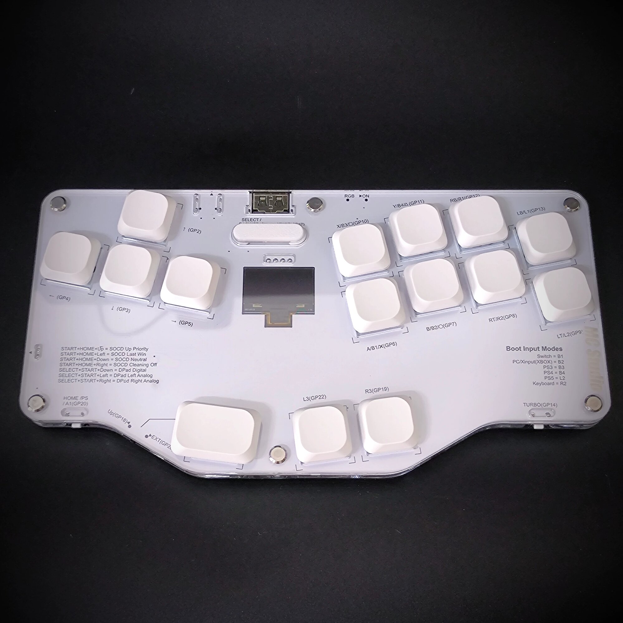 Игровой джойстик MCstudio Fighting Keyboard Mixbox для Street Fighter, King of Fighters, Switch, аркадных игр, Steam,