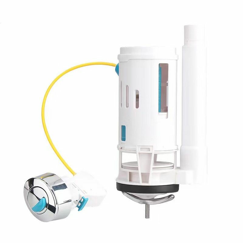 Выпускной двухуровневый клапан для унитаза моноблока (литого)