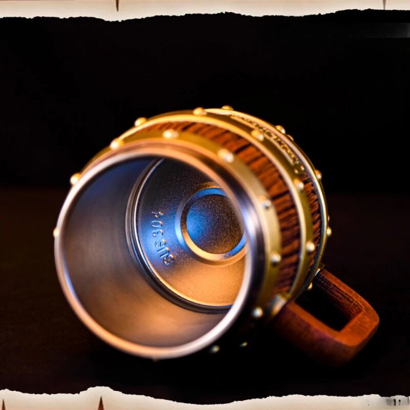 Чашка для вина золотистая 400 мл Luffy Bandai