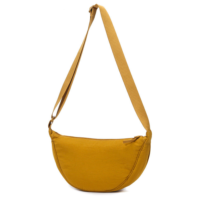 Фабрика-производитель Youjia: женская сумка-кроссбоди в стиле примерочной, нейлоновая сумка-пельмень Xiaohongshu, студенческая сумка через плечо, тканевая сумка.