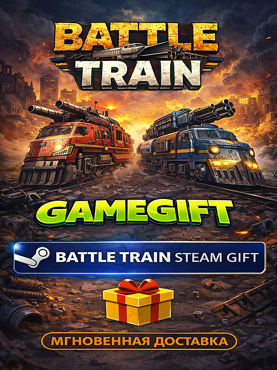 Игра Battle Train для STEAM ПК (PC) | Страна активации - Аргентина | Подарком на Ваш аккаунт | Автовыдача