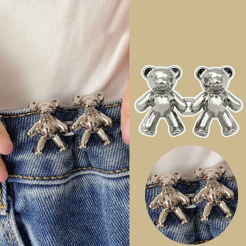 Застежка Для Уменьшения Талии, Пуговица-клипса Для Регулировки Размера Талии Джинс, Юбки