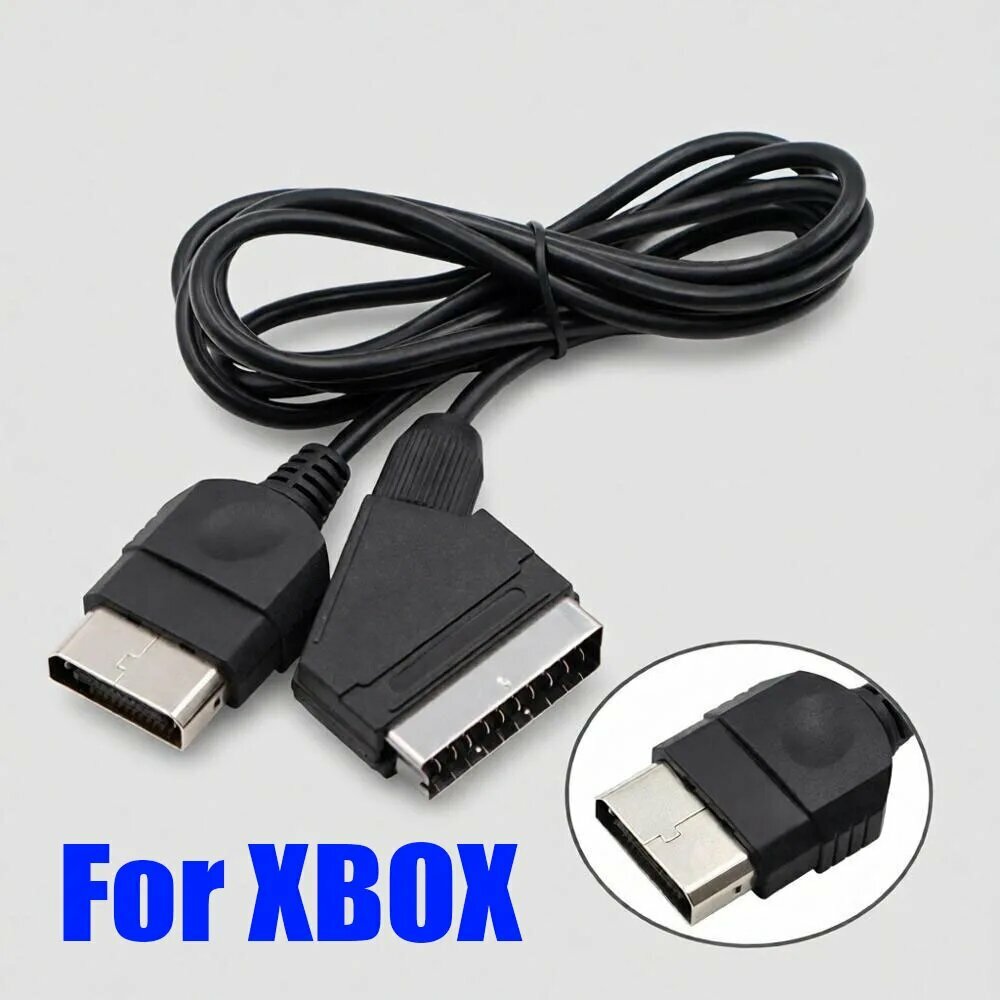 Для консоли XBOX Classic 1,8 м/6 футов 24-контактный RGB Scart AV-кабель свинцовый аудио-видео разъем