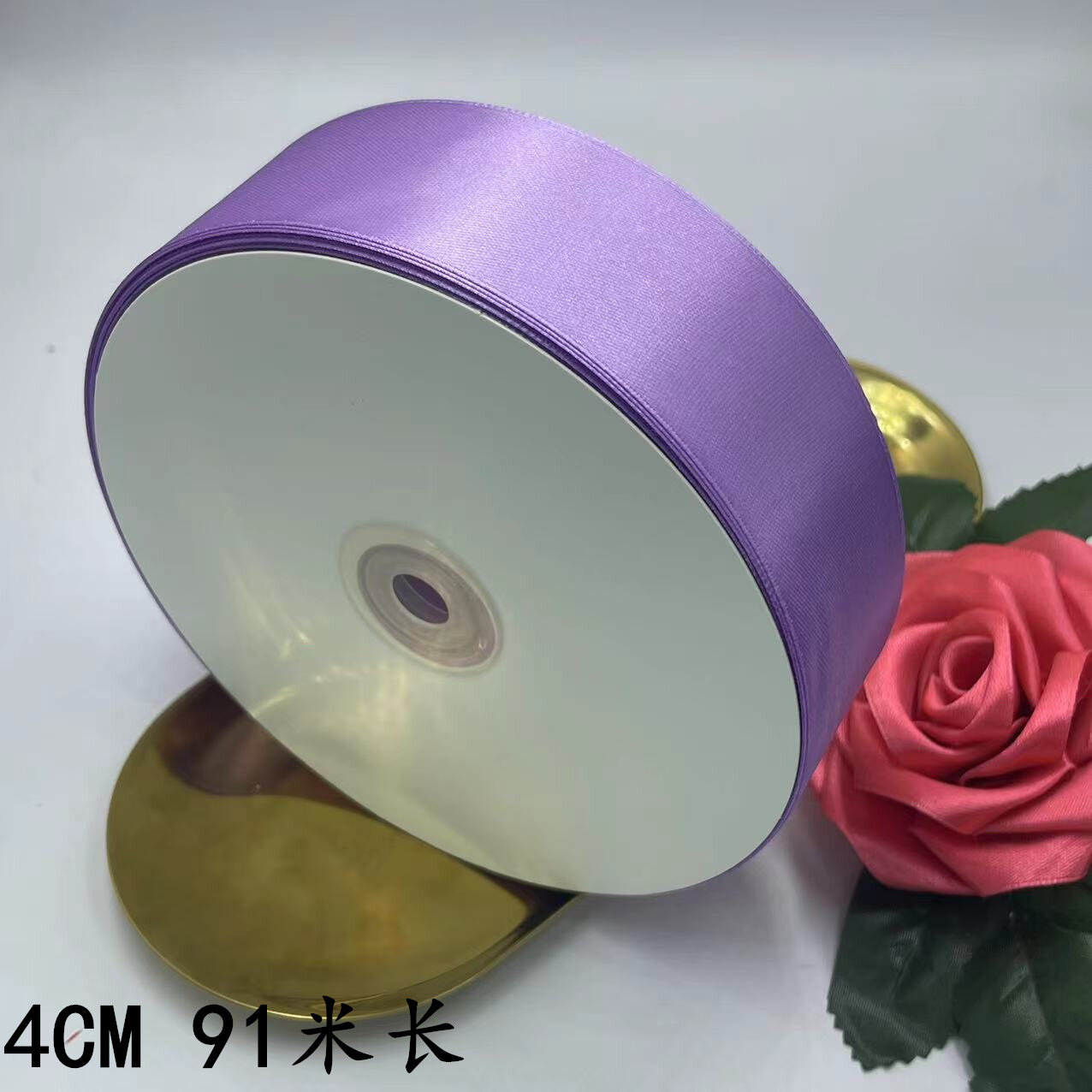 4 см лента большая красная атласная лента DIY лента для роз лента для бордюра лента для дня рождения лента для завязки