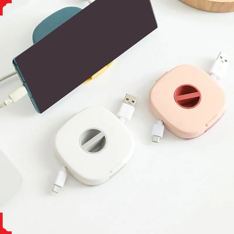 4 шт. Устройство для намотки шнура, чехол для управления проводами, катушка для кабеля, подставка для телефона