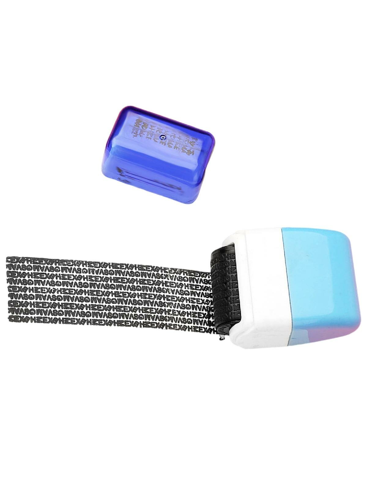 Валик с печатью для защиты личных данных от кражи личных данных