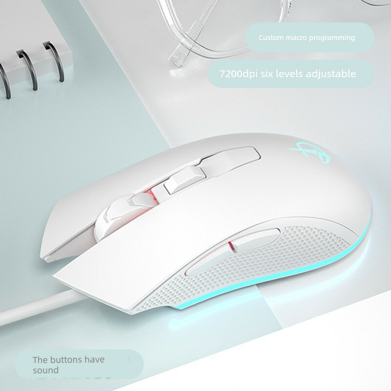 Подходит для мыши Lenovo Savior Y7000P Y9000P, проводная, для ноутбуков Xiaoxin Air 14, для киберспорта и игр.