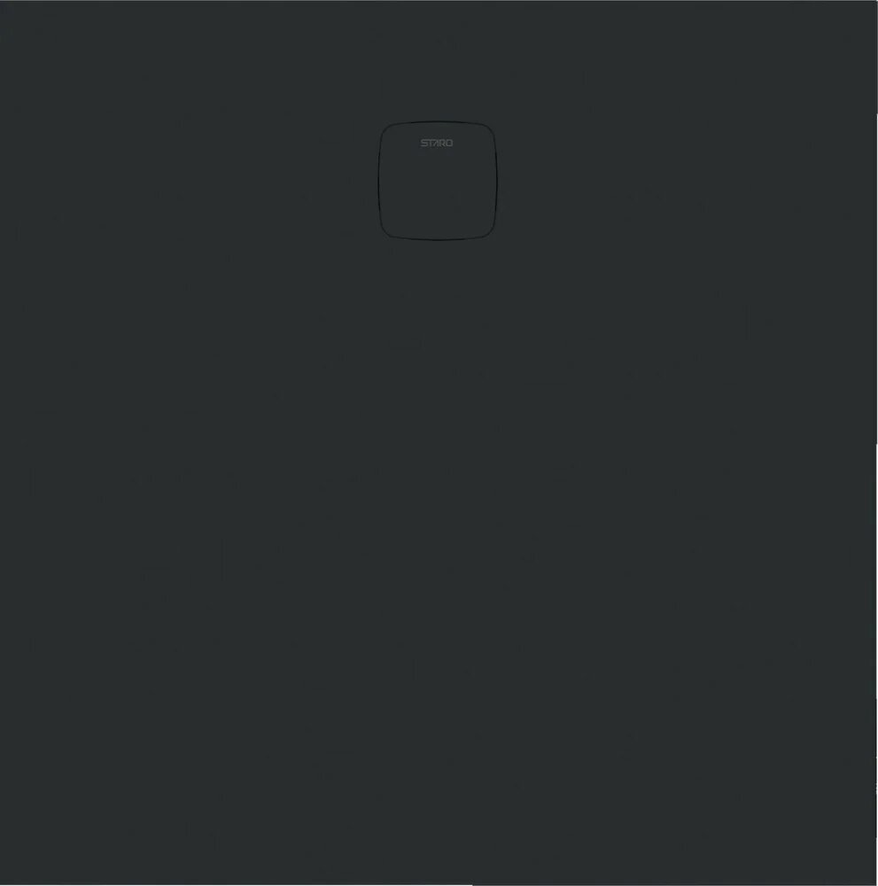 Поддон для душа Starohome Cosmo 63205555 100x100 см, черный, квадратный, низкий, с антискользящим покрытием