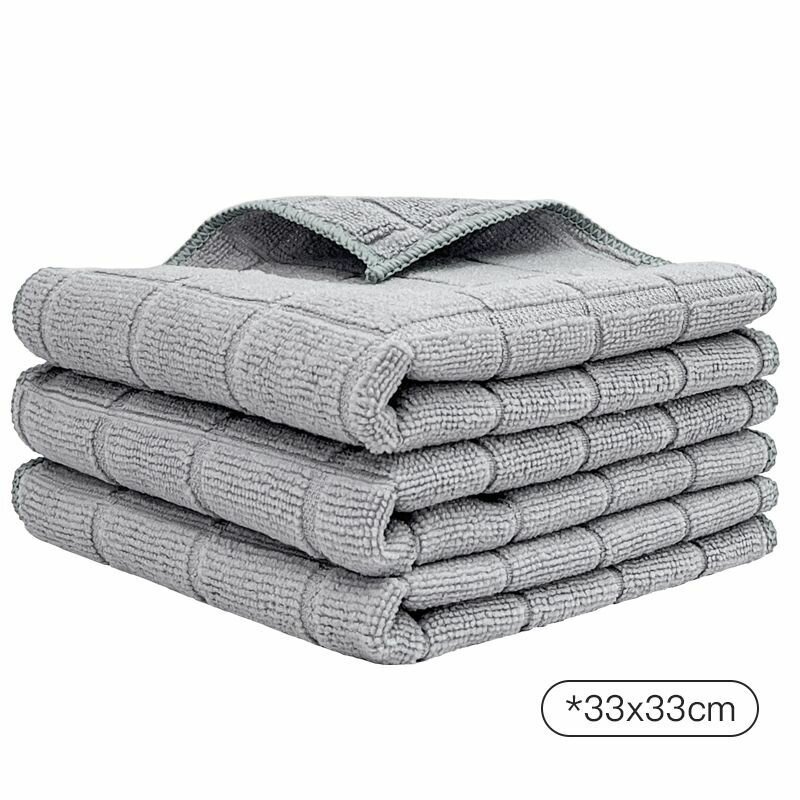 Высококачественная стеклянная ткань, утолщенная чистящая ткань, ткань для зеркал, специальная ткань для кухонного стекла, стеклянная салфетка, чистка стекла для дома