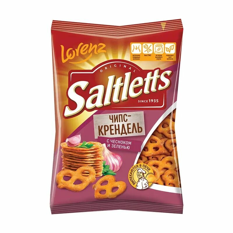 Крендель хрустящий "Чипс-крендель", Saltletts, 70 г