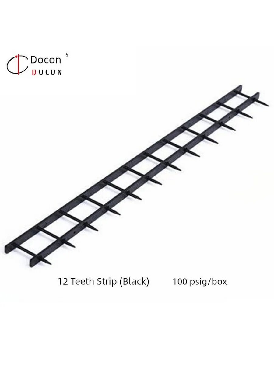 Скобы для переплета (1 дюйм, 12 зубцов, черные скобы, белые)