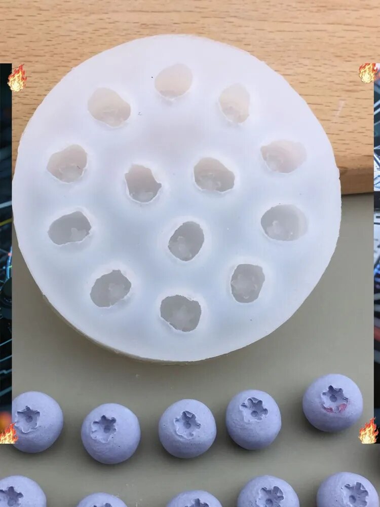 Форма для конфет "Малина", 13 яч, 1 шт