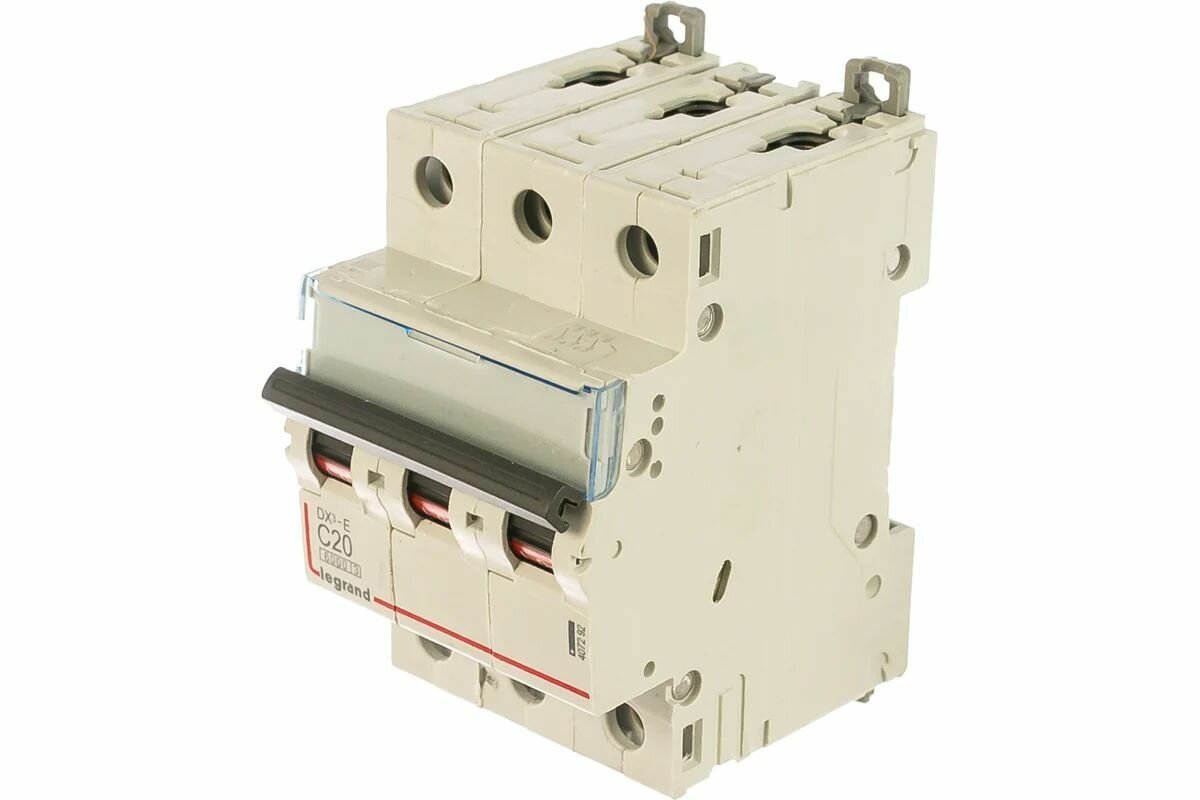 Автоматический модульный выключатель Legrand 3п C 20А 6кА DX3-E Leg 407292